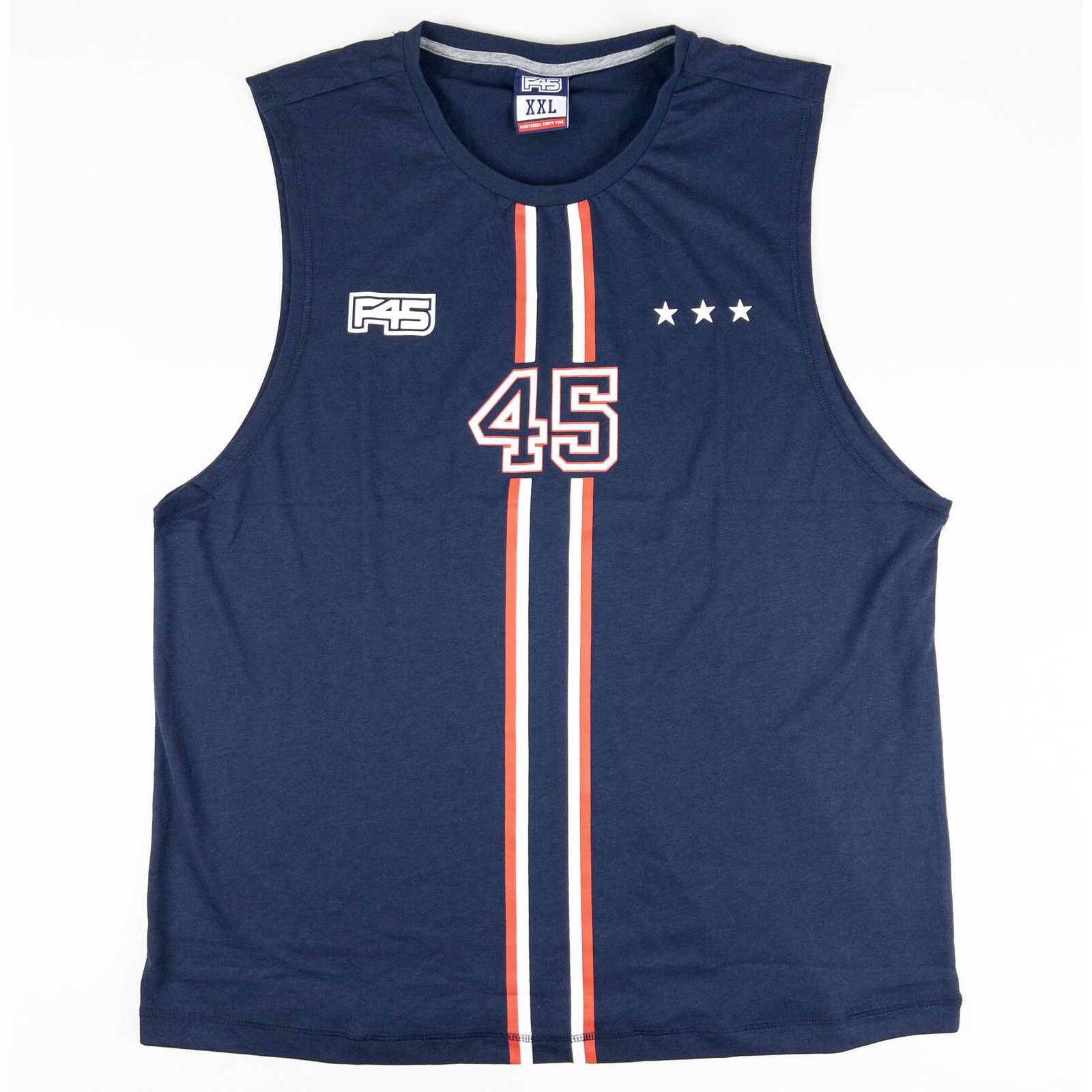 Vintage F45 Functional 45 Training Shirt Men’s 2XL Tank Top Blue Red ...