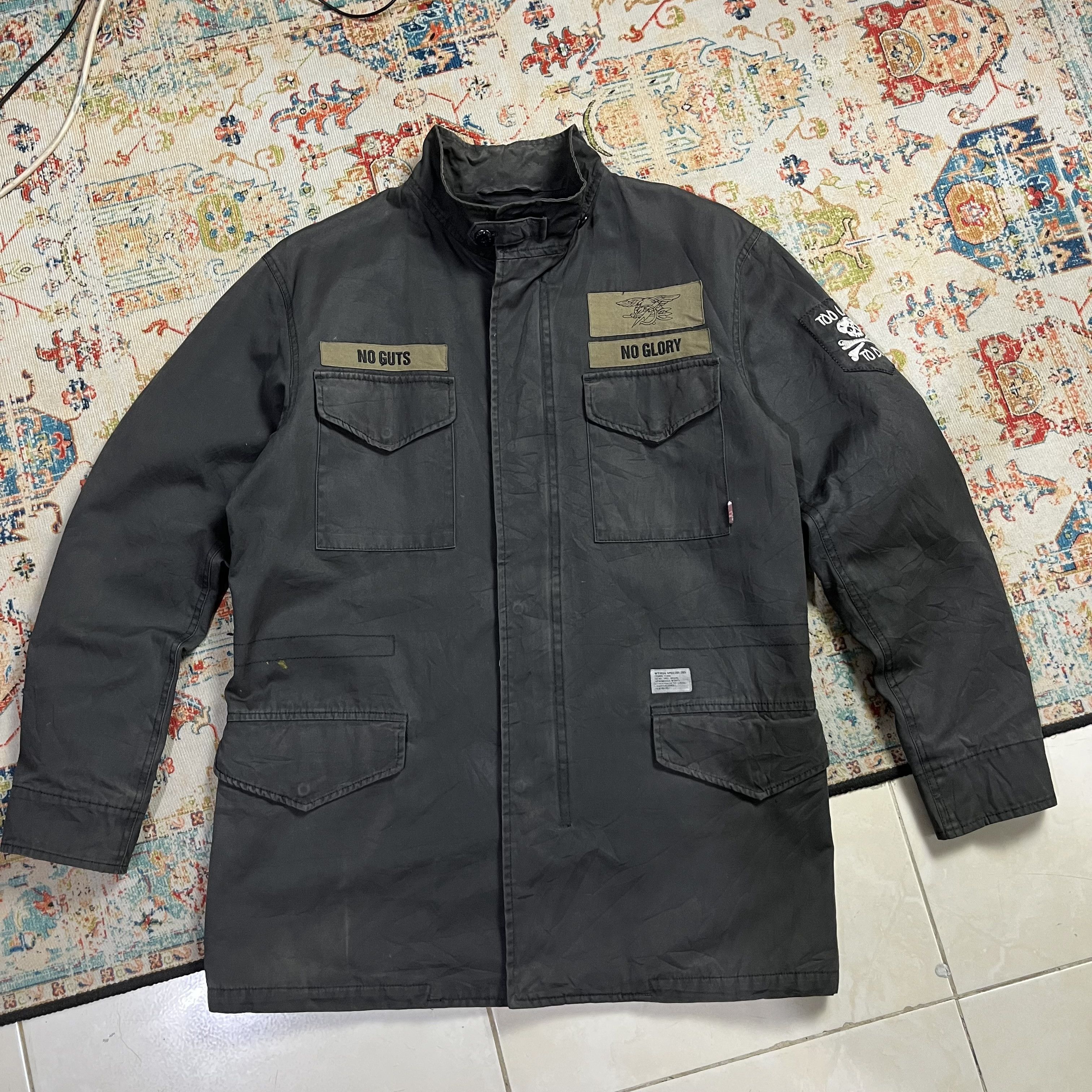 Japanese Brand × Military × Wtaps sun faded Wtaps m65 jacket | Grailed