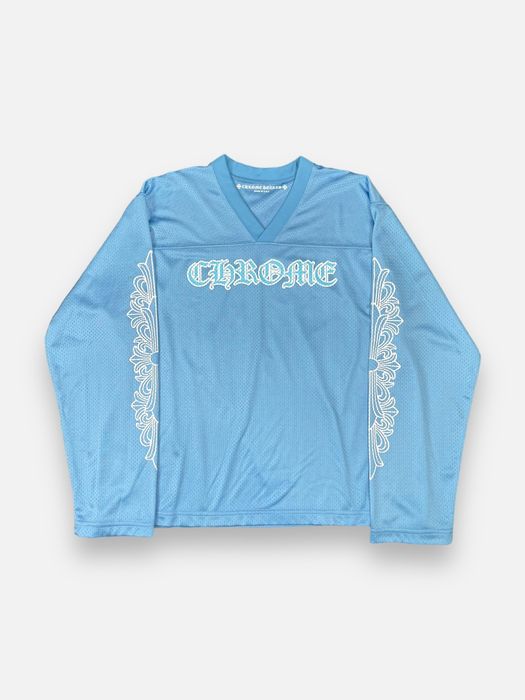 Chrome Hearts Chrome Hearts Mesh Hockey Jersey long sleeve web ...