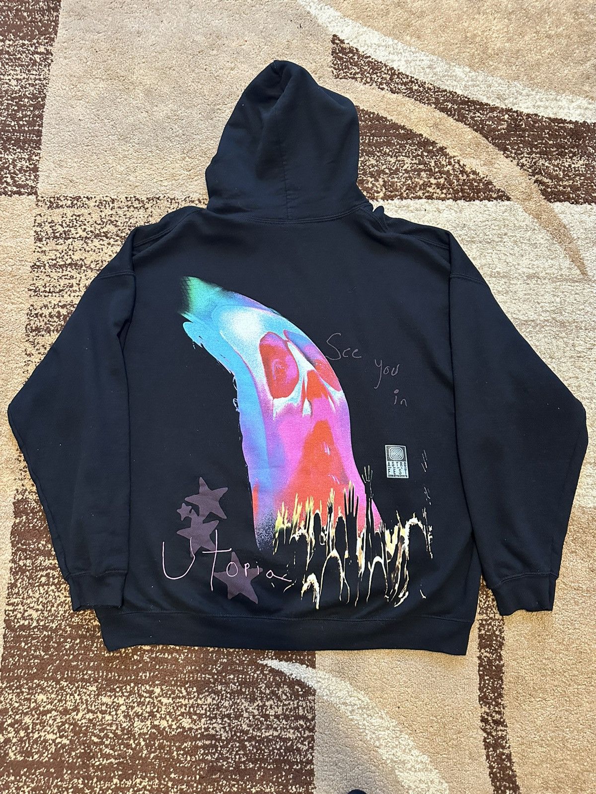 Travis Scott Travis Scott Circus Maximus Utopia Astrofest Hoodie | Grailed