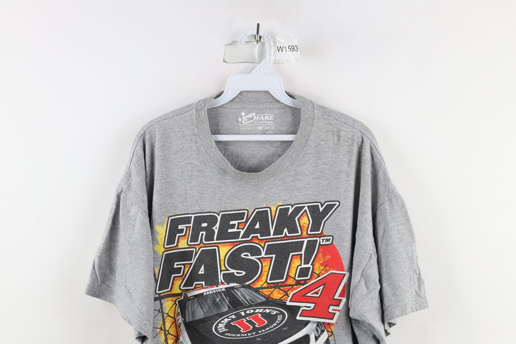 Vintage NASCAR Freaky Fast Jimmy Johns Kevin Harvick Racing T-Shirt ...