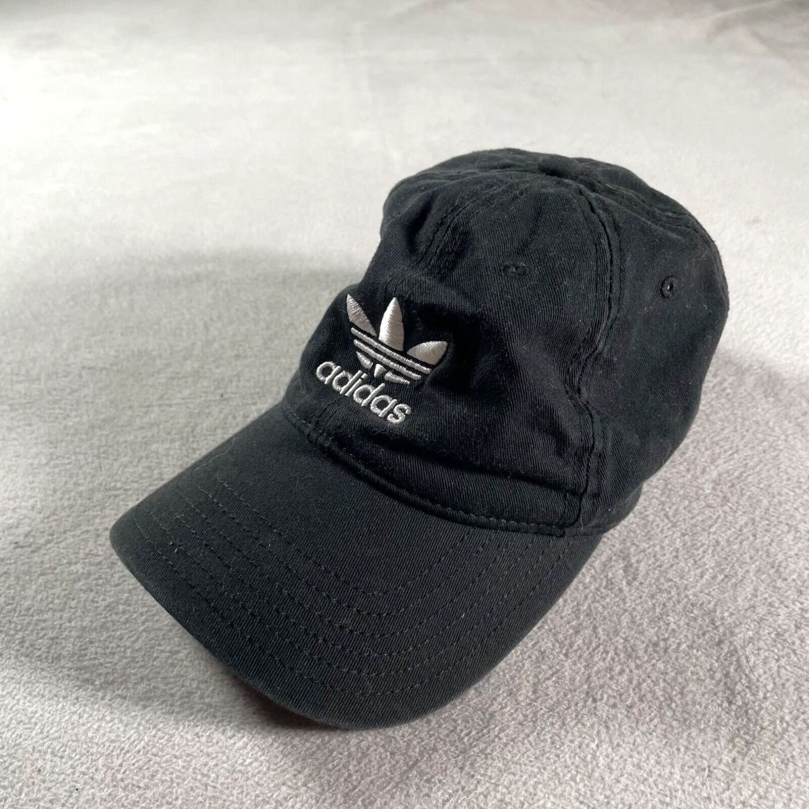 Adidas Authentic Mens Black Strapback Baseball Cap with Adjustable Rear ...
