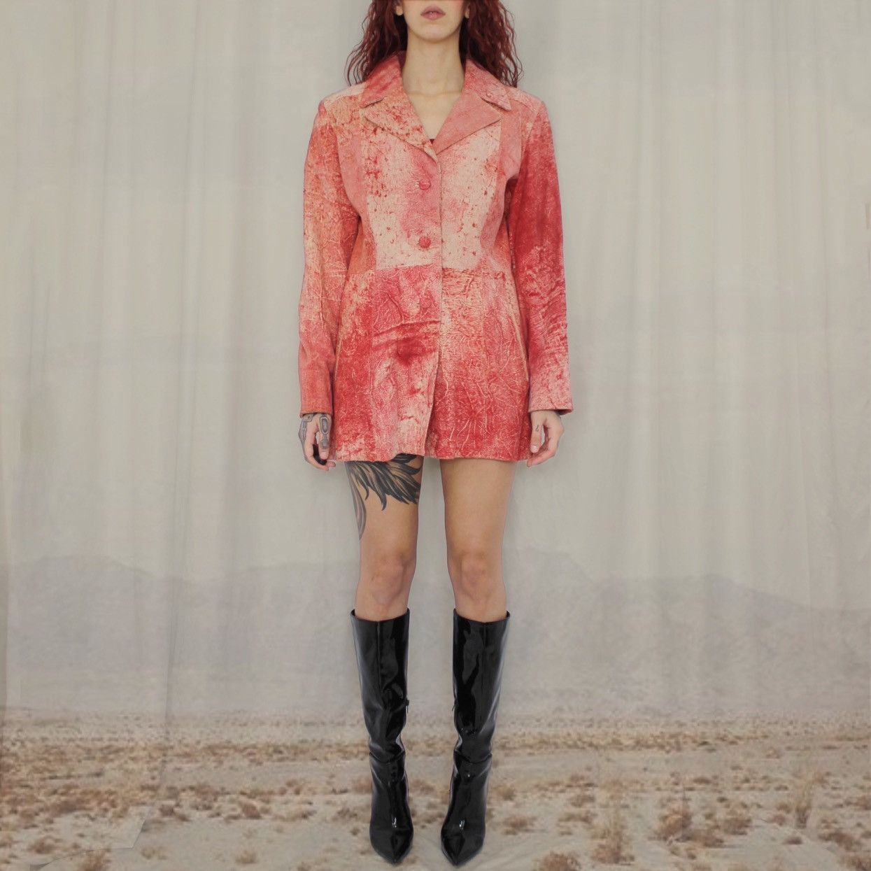 Archival Clothing × Rare × Vintage 🩸BLOODY SUEDE JACKET🩸 | Grailed