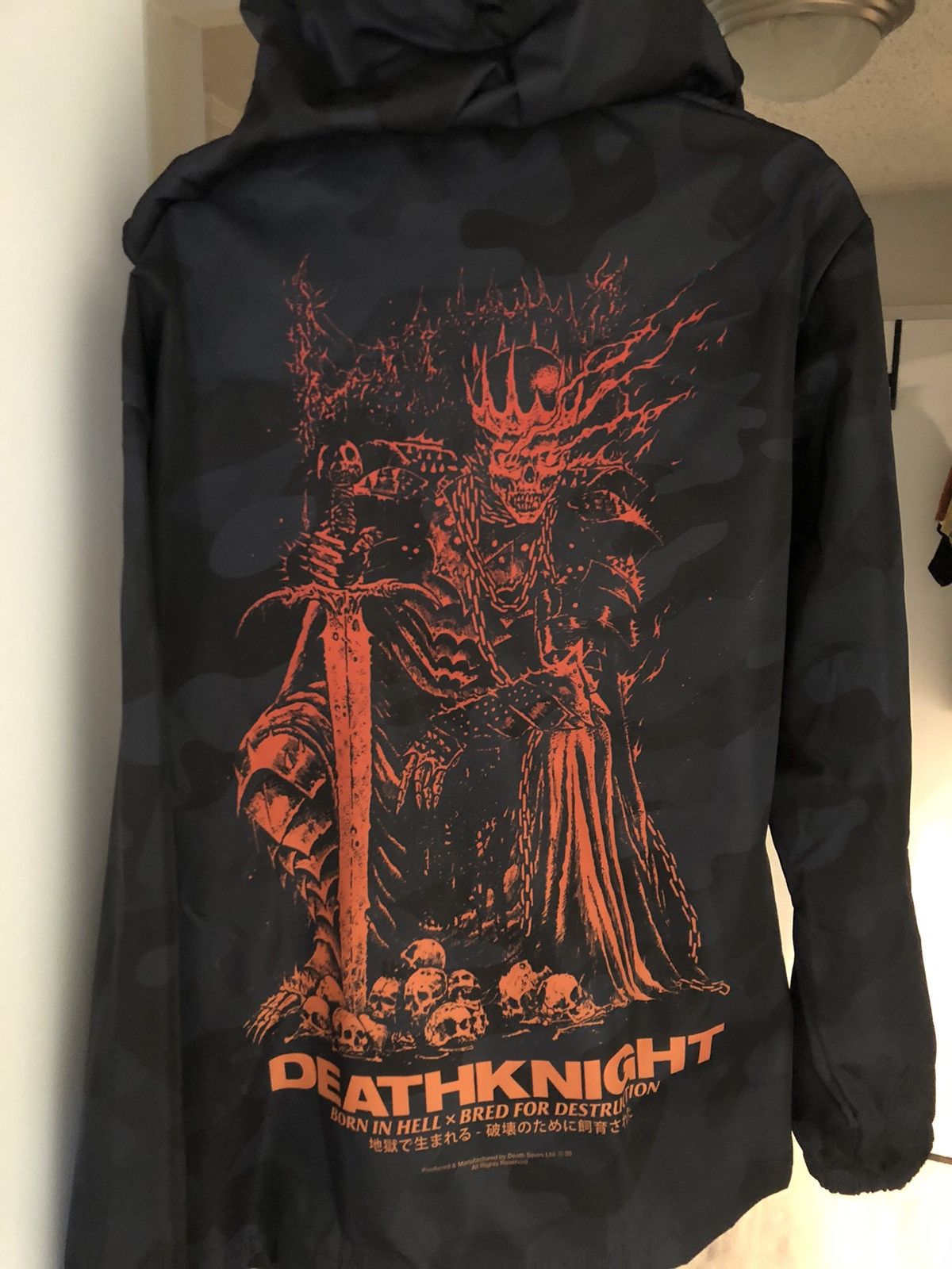 Streetwear Death Saves x Dungeons and Dragons - Death Knight Raincoat ...