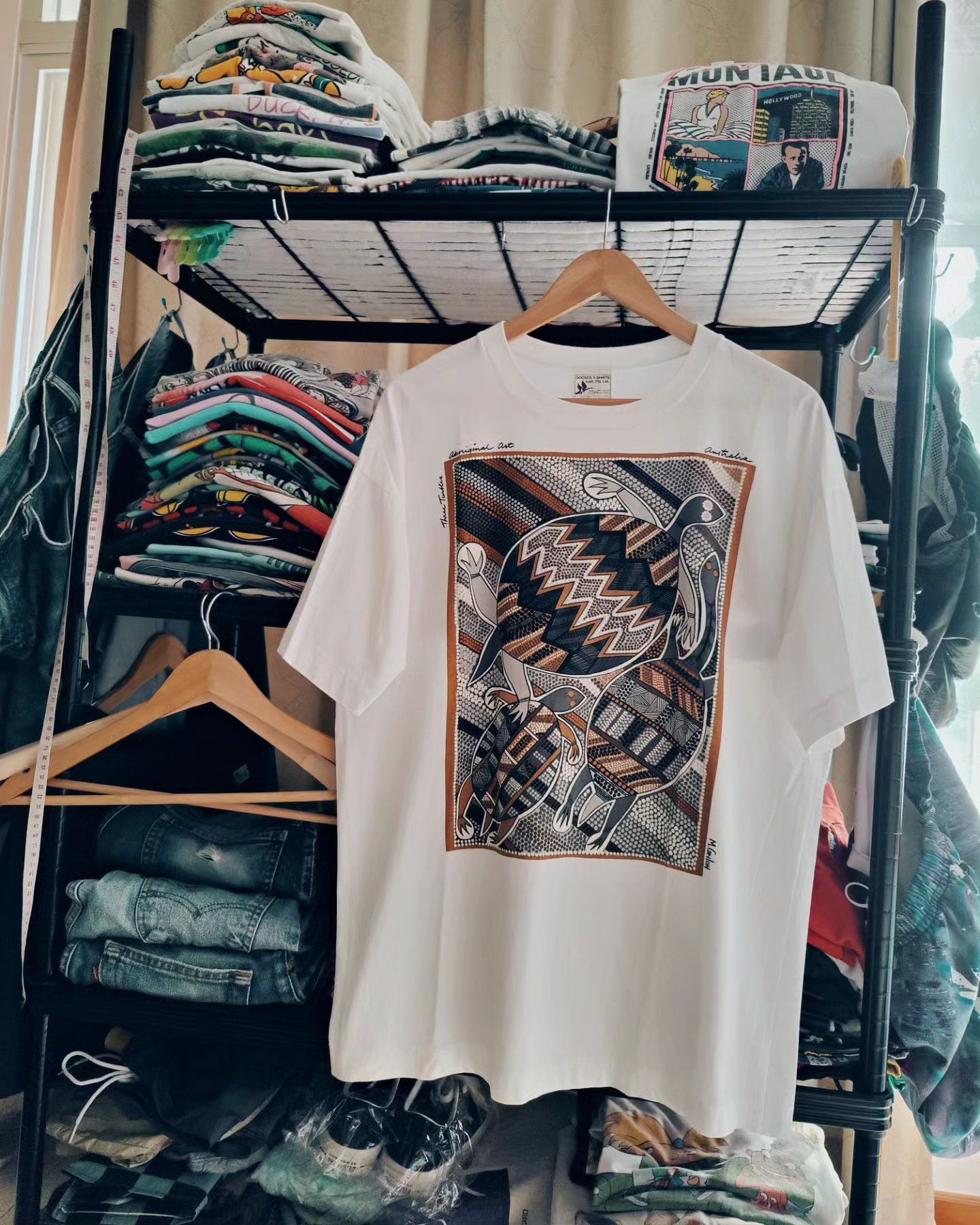 Art × Tee × Vintage vtg90s - M.Conlon, Three Turtles, Aboriginal Art ...