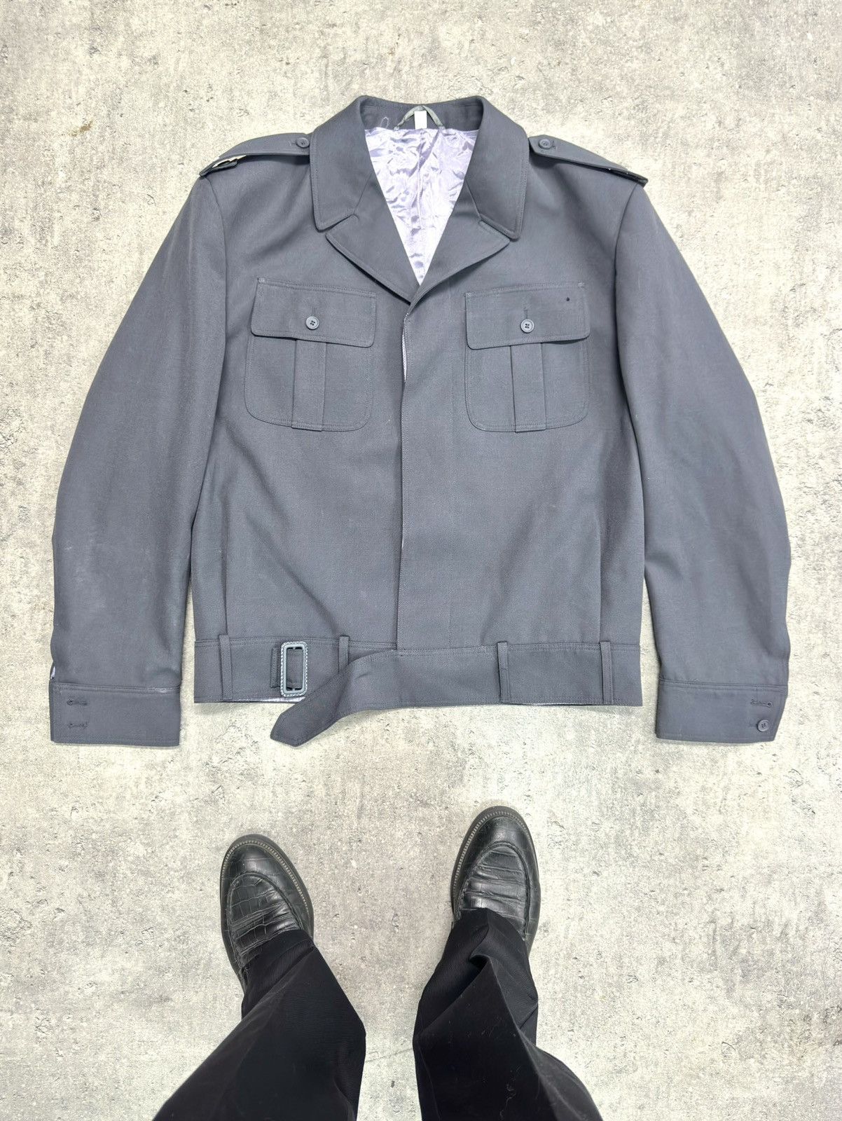 Vintage ᶠᵃⁿᶜʸᵍᵘʸ 90s Police Jacket Boxy Vintage Y2K Polizei Polish ...