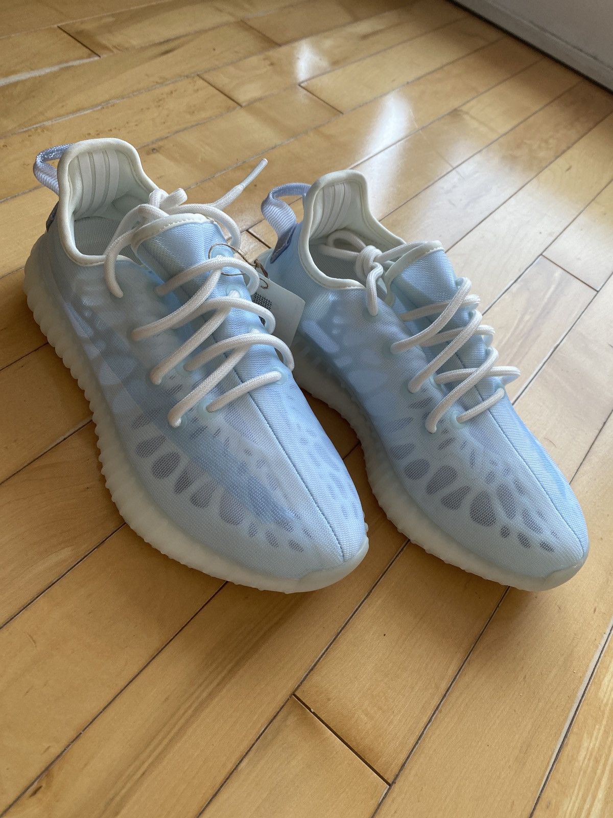Adidas × Kanye West Yeezy Boos 350 V2 - Mono Ice | Grailed
