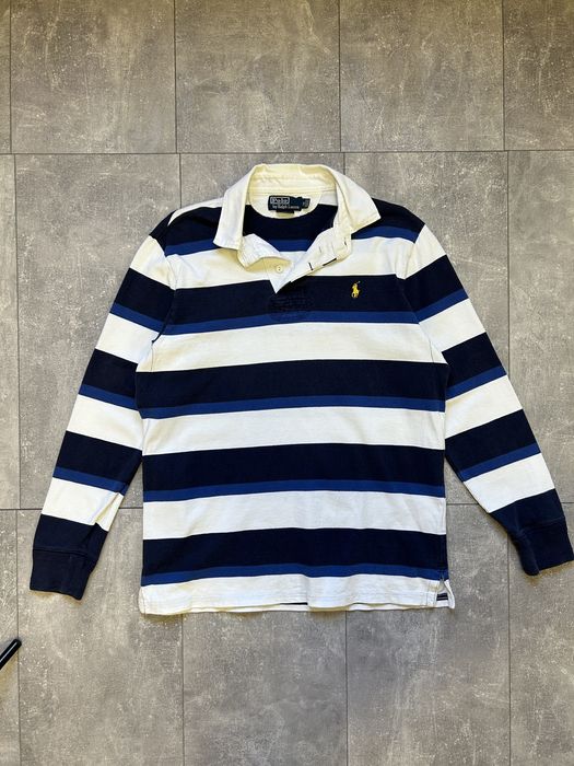 Polo Ralph Lauren Mens Vintage Polo Ralph Lauren Rugby Sweatshirt rare y2k | Grailed