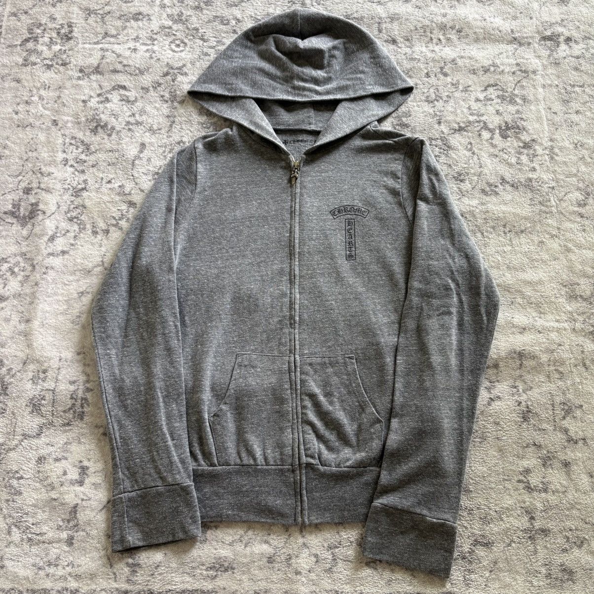 Chrome Hearts Chrome Hearts T Bar Darlin Graphic Zip-Up Hoodie | Size S ...