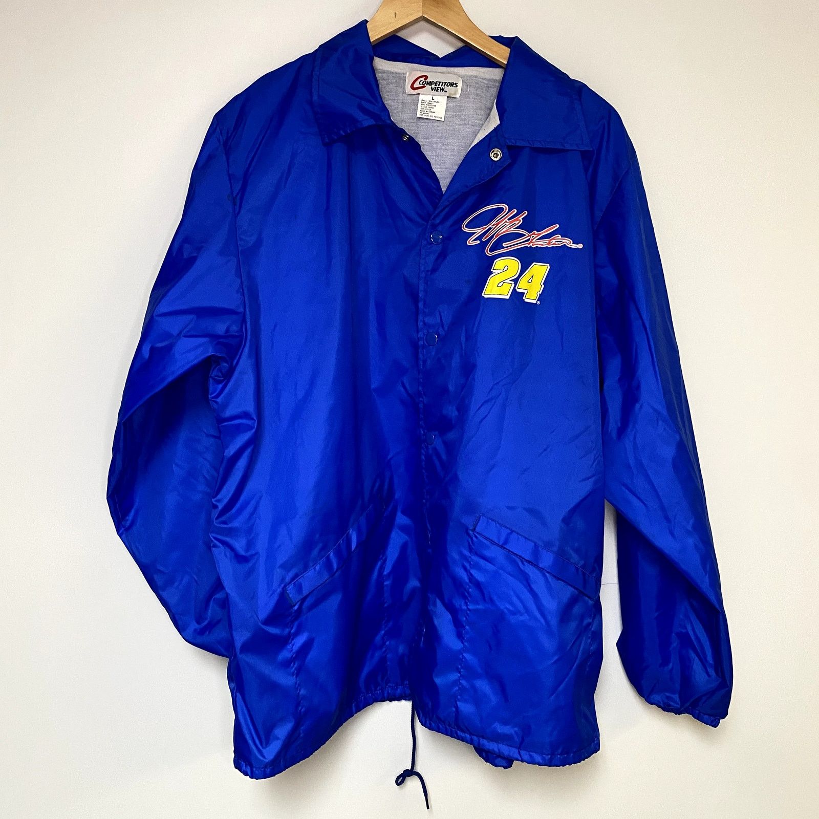 Vintage Vintage NASCAR Jacket 90s Jeff Gordon Windbreaker Dupont Car ...