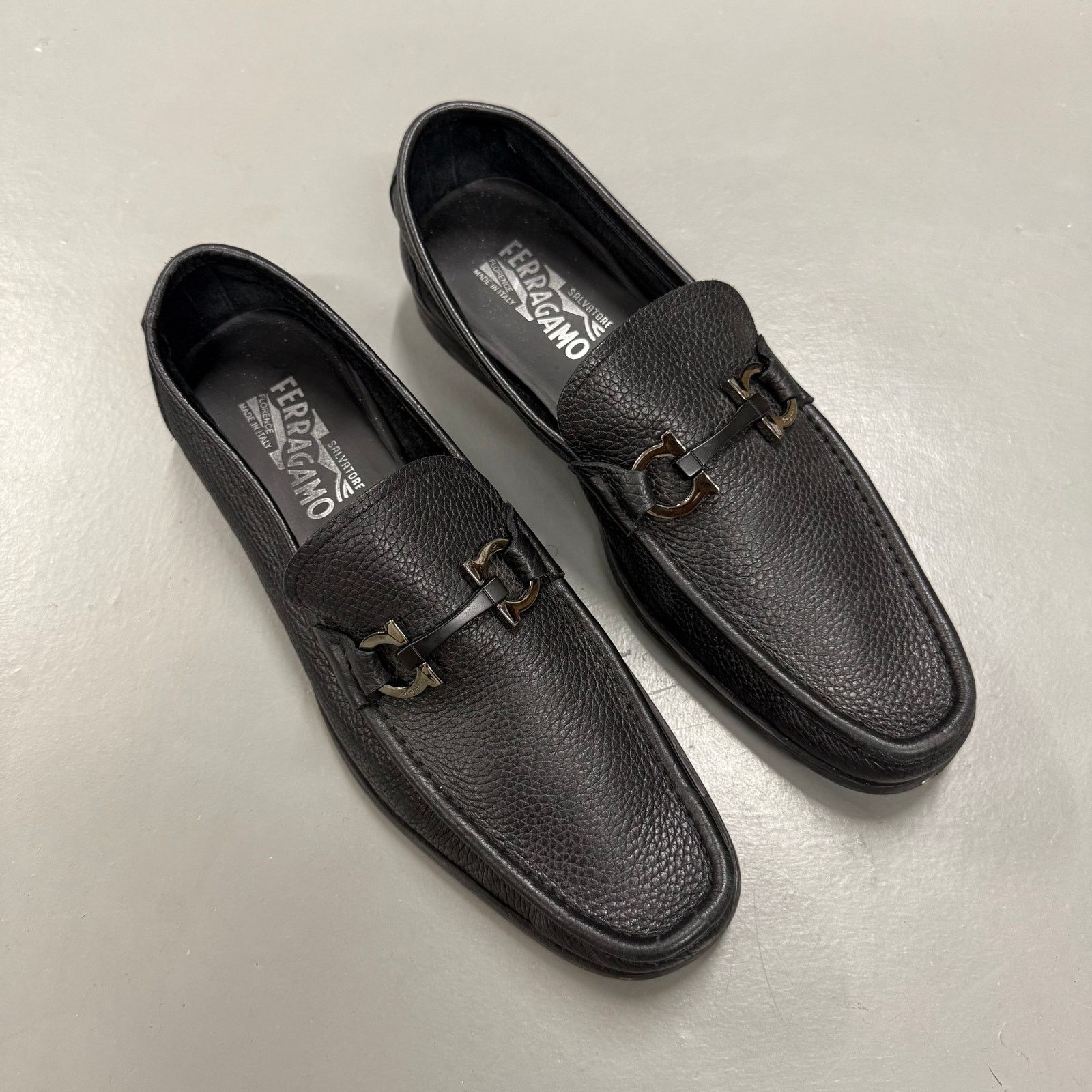 Salvatore Ferragamo Salvatore Ferragamo "Grandioso" Gancini Bit Loafer ...