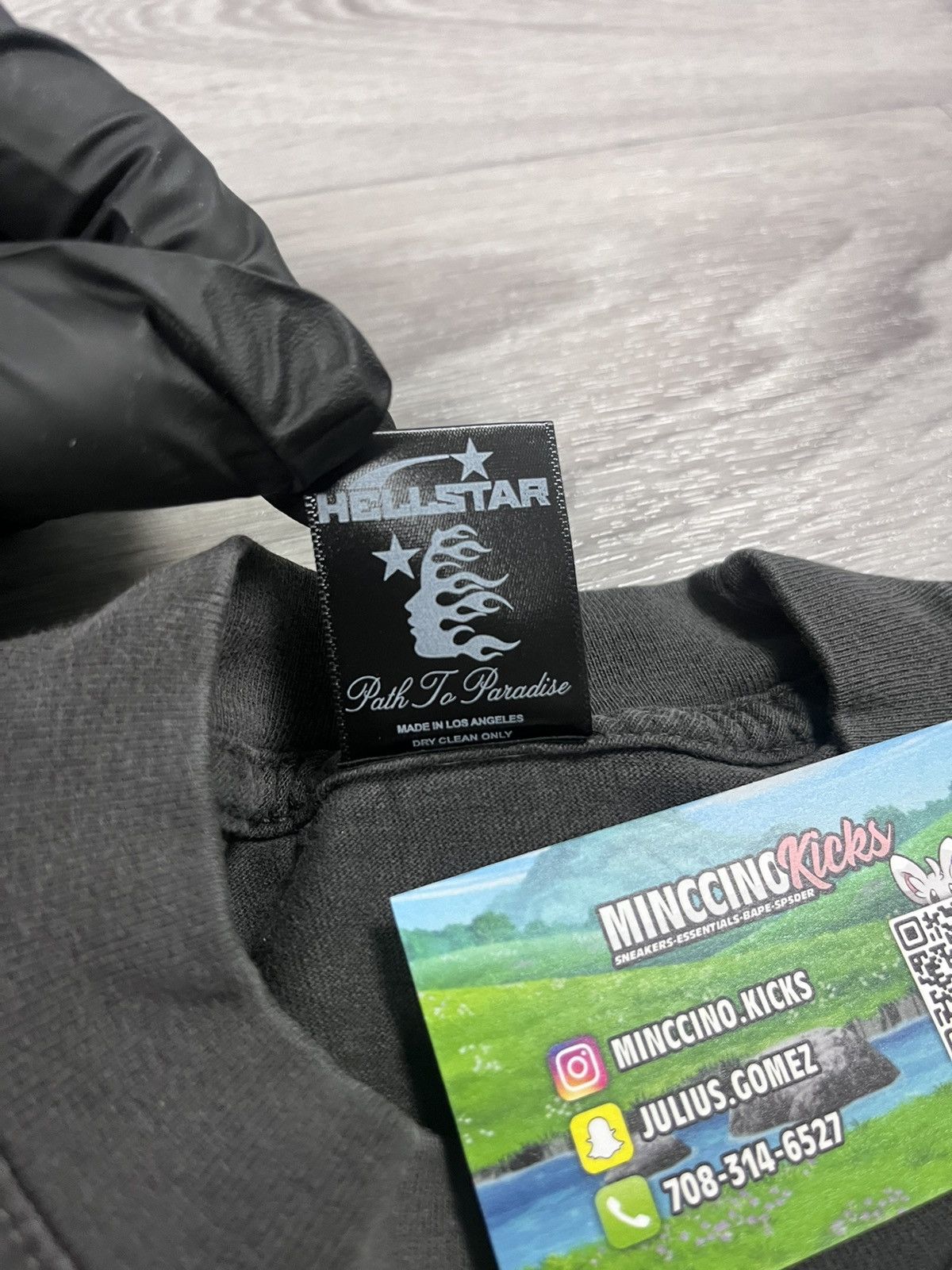 HELLSTAR HELLSTAR studios Inner Peace T Shirt Black Small | Grailed