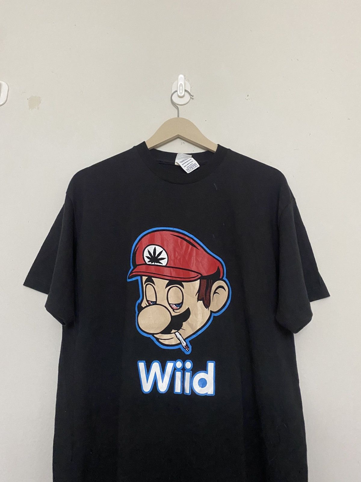 Streetwear × Vintage Vintage 2000s Y2K Nintendo Super Mario Wiid Weed T ...