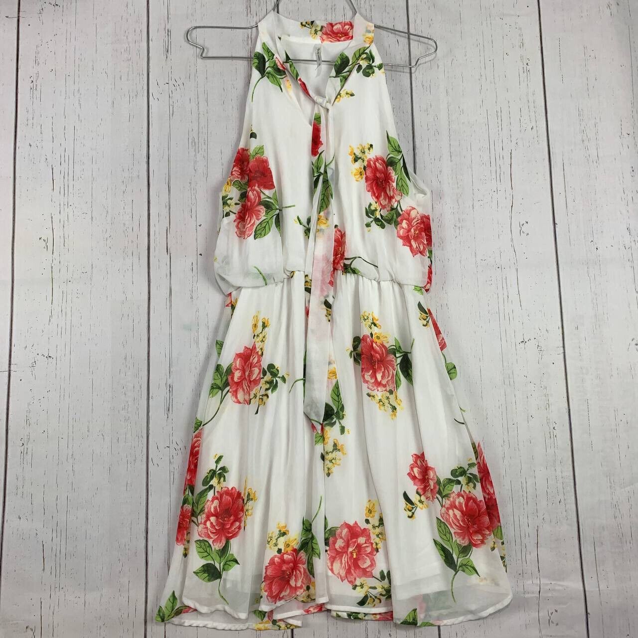 DNA DNA Couture Small Maxi White Floral Short Dress Women | Grailed