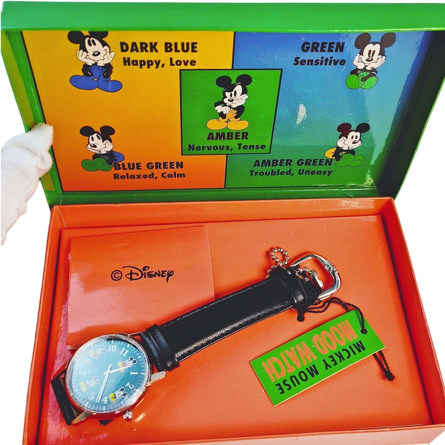 Disney Disney Mickey Mouse Mood Watch Silver Color Changing NIB | Grailed