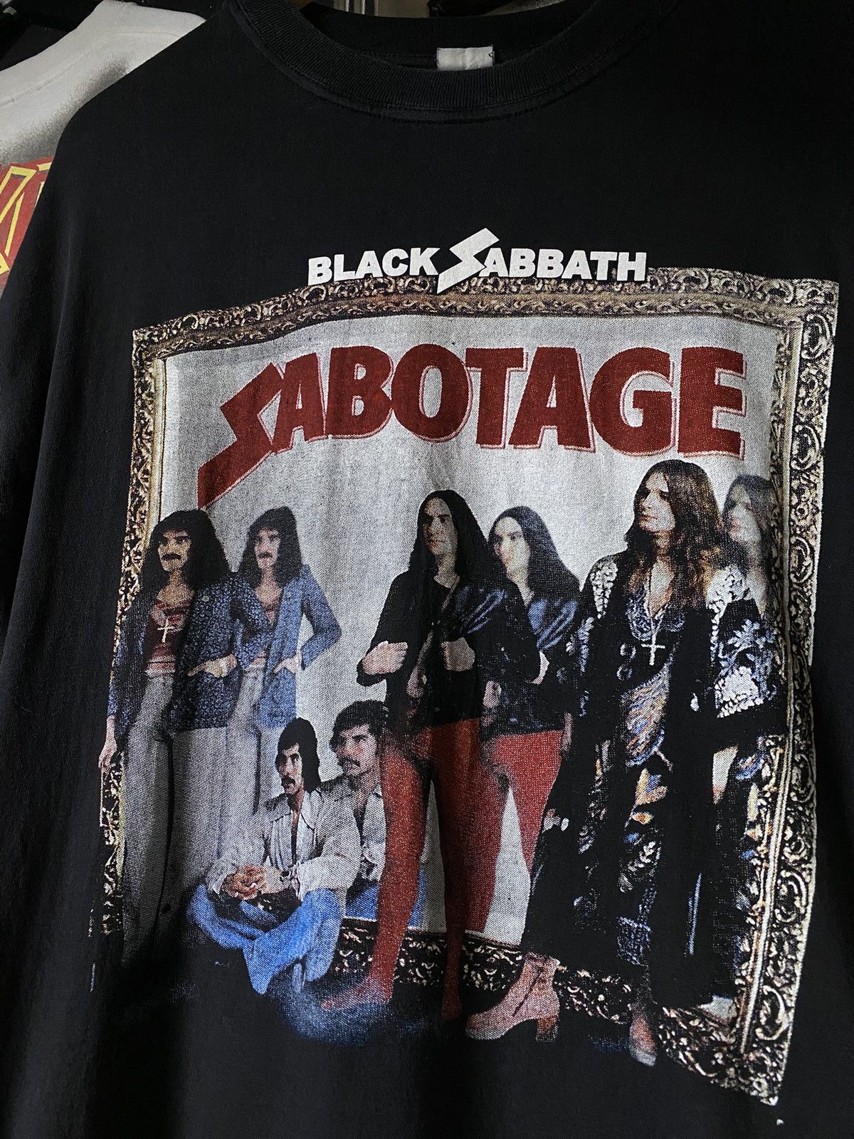 Band Tees × Ozzy Osbourne × Vintage 90’s Vintage Black Sabbath Sabotage ...