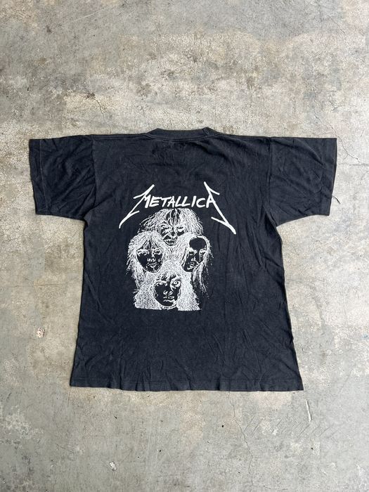 Vintage (L) Vintage 90s Metallica Alt Back Pushead Band Tees | Grailed