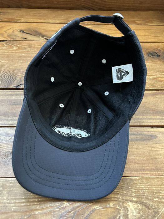 Palace Palace Black 6 Panel Piping Hat | Grailed
