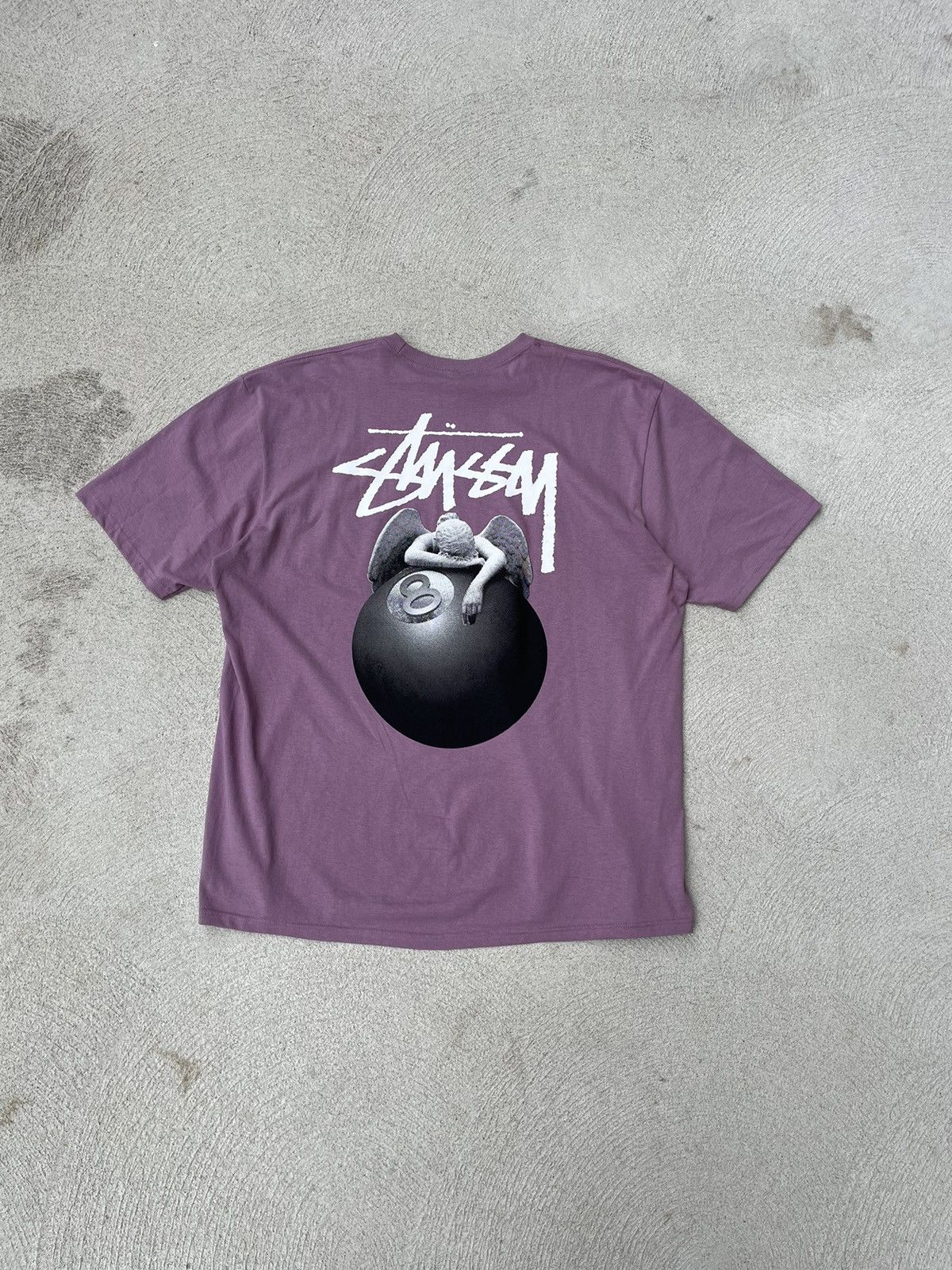 Stussy Rare Stussy 8 ball angel tee | Grailed