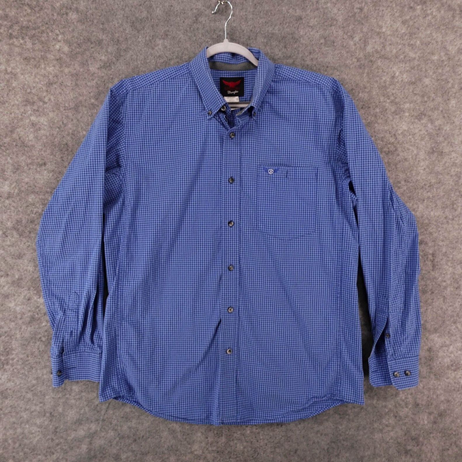 Wrangler Relentless by Wrangler Shirt Mens Large Long Sleeve Button Up ...