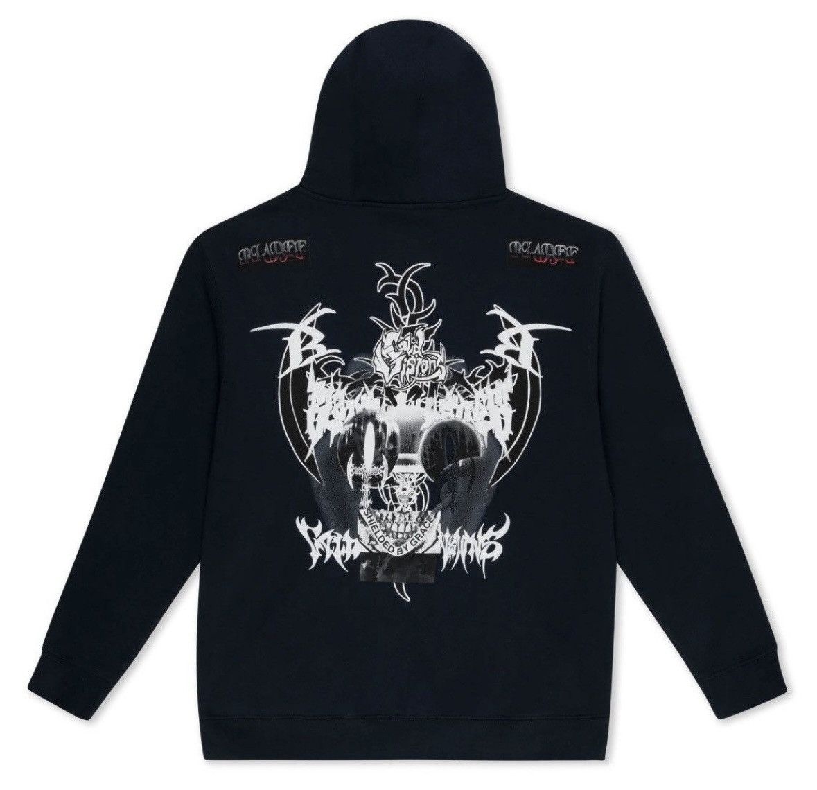 Streetwear Bladee Cold Visions Anchor Hoodie | Grailed