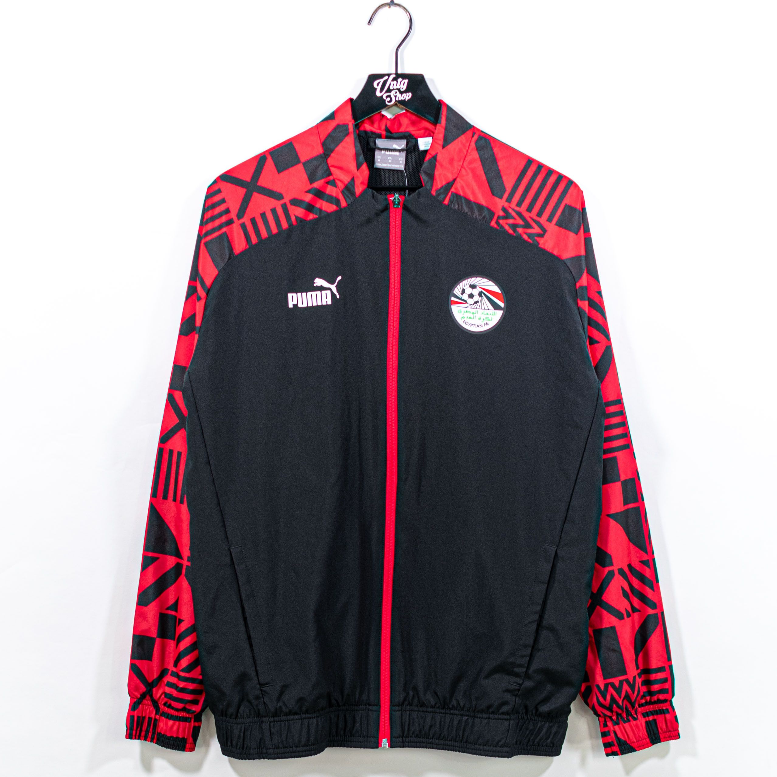 Vintage PUMA Egypt National Team Pre Match Windbreaker Jacket | Grailed