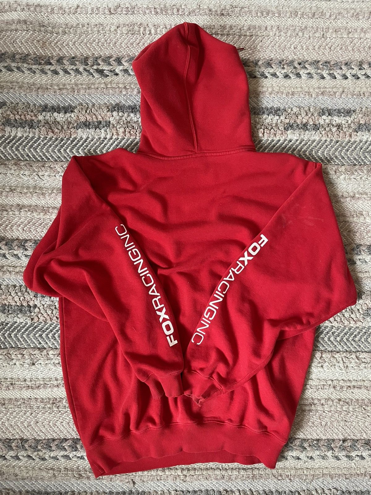 Vintage Vintage Fox Racing Logo Hoodie Red 🦊 | Grailed