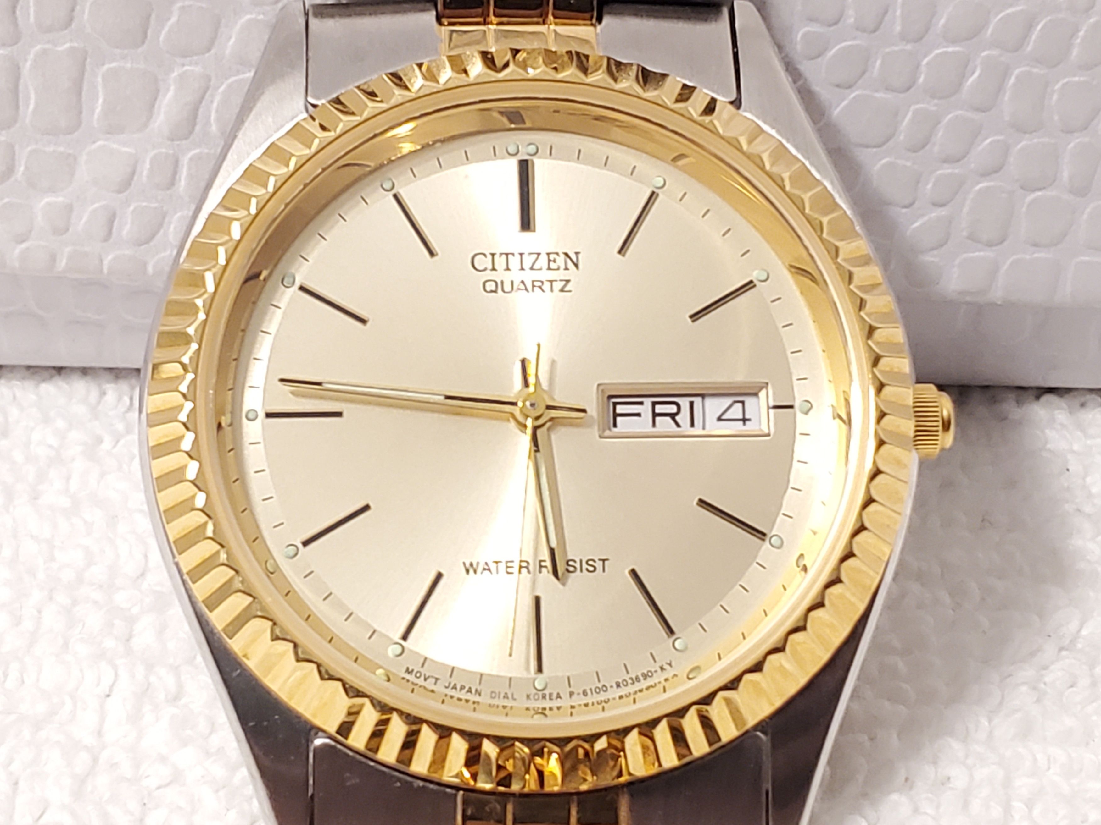 Citizen Vintage Citizen Mens Day Date Watch Stainless Steel | Grailed