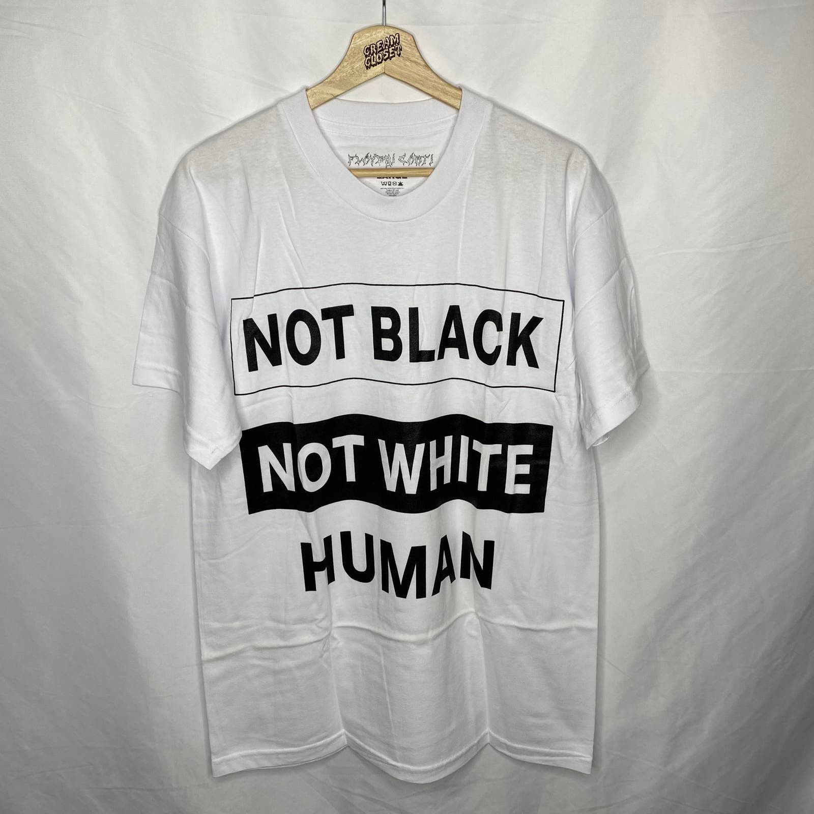AWGE × Playboi Carti Not Black White Human Die Lit Neon Tour Merch Pop ...
