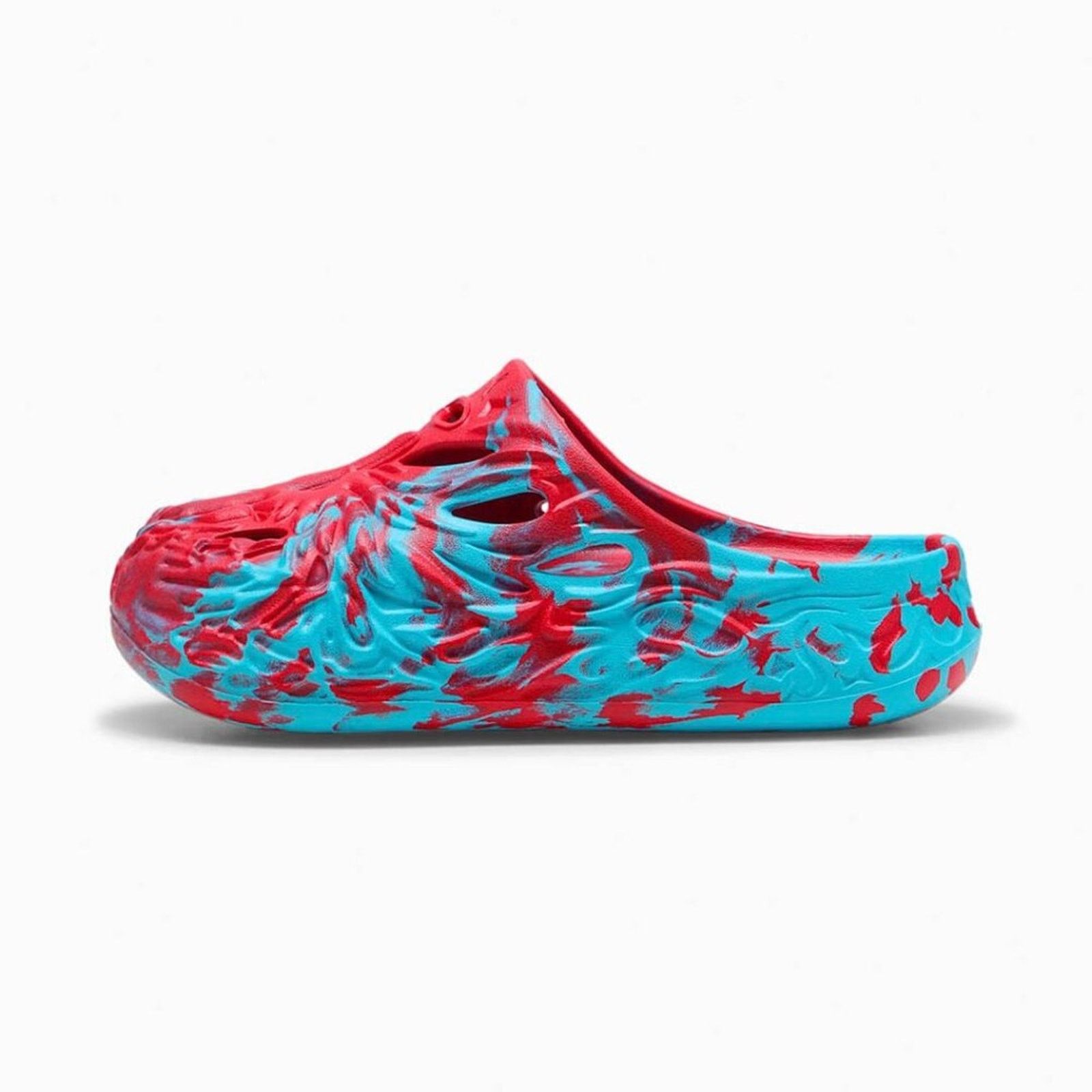 Puma Puma x LaMelo Ball MB.04 Red Blue Slides Slip On Clog | Grailed