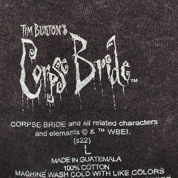 Very Rare The Corpse Bride Emily & Crows Tim Burtons Goth Tie Dye L ...