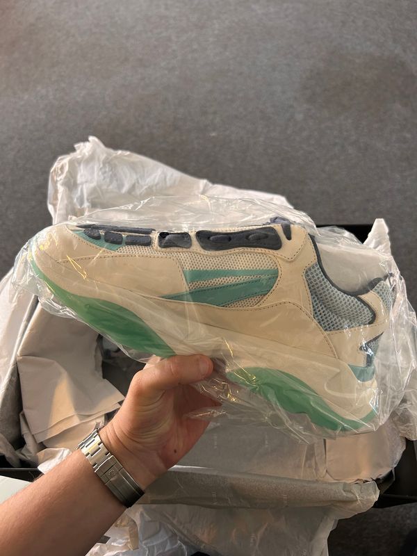 Amiri Amiri Bone Runners Baby Blue | Grailed