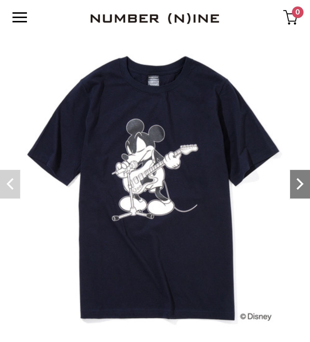 Disney × Number (N)ine Number Nine X Disney Mickey Mouse | Grailed