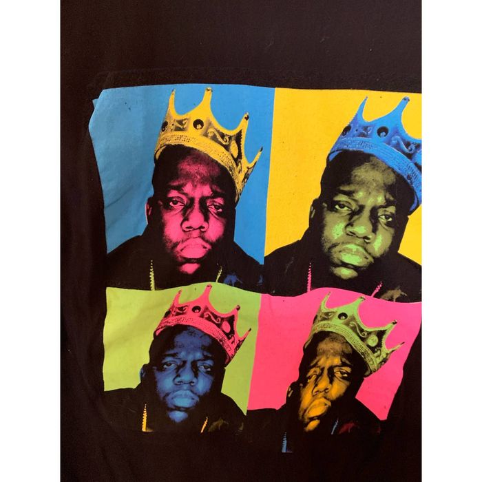 Notorious Big Notorious B.I.G graphic t shirt crown,rainbow, rapper ...