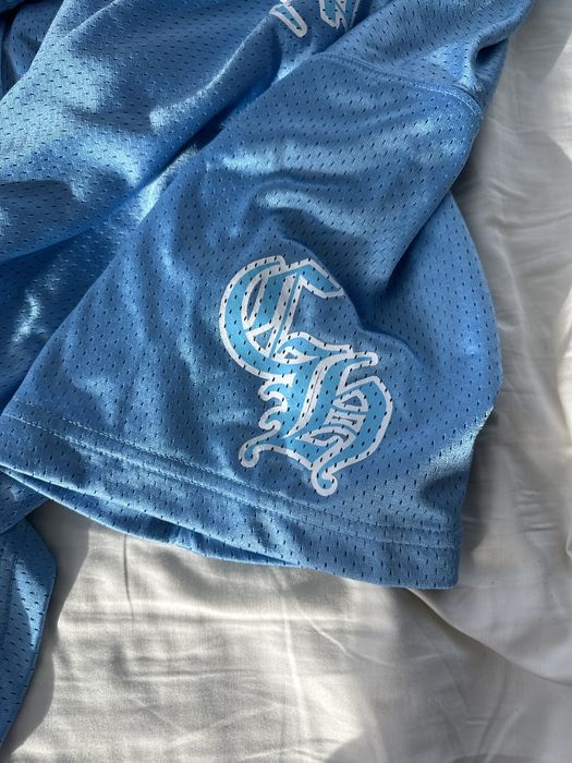 Chrome Hearts RARE Chrome Hearts Mesh Stadium Jersey Blue, Sz Large, SS ...
