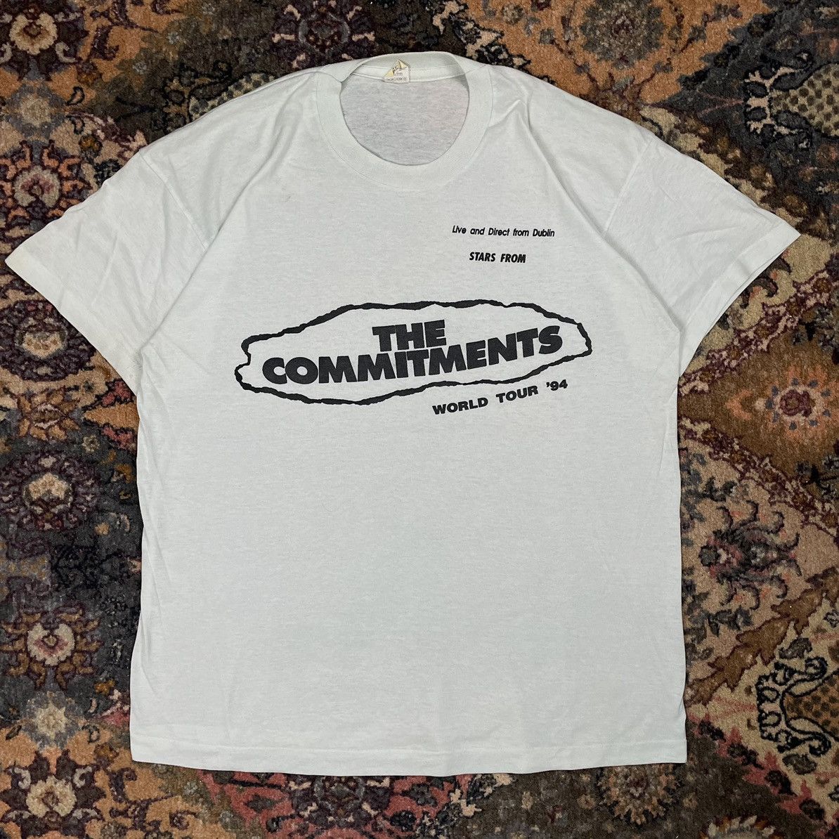 Vintage Vintage 1994 The Commitments band movie tshirt single stitch ...