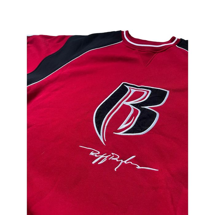Ruff Ryders Ruff Ryders Y2K HIP HOP DMX Rap Boxy Embroidered Sweatshirt ...