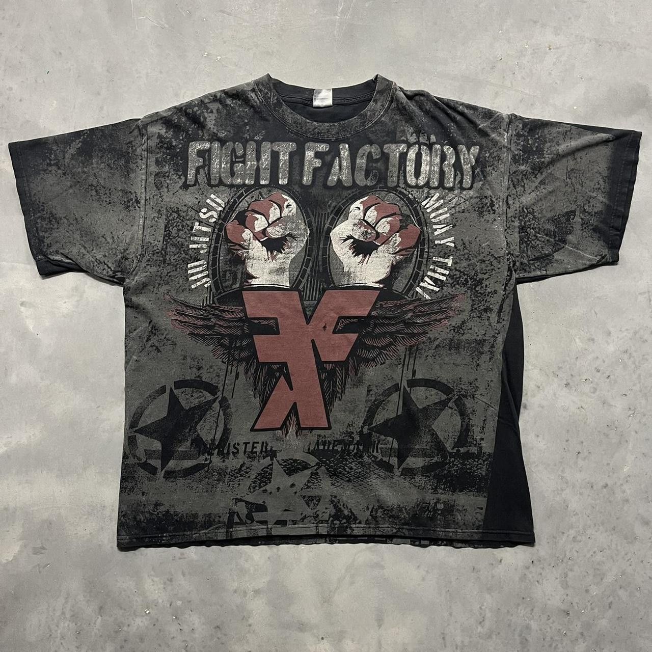 Japanese Brand Crazy y2k Grunge Cyber Goth MMA Elite Fighter Graphic ...