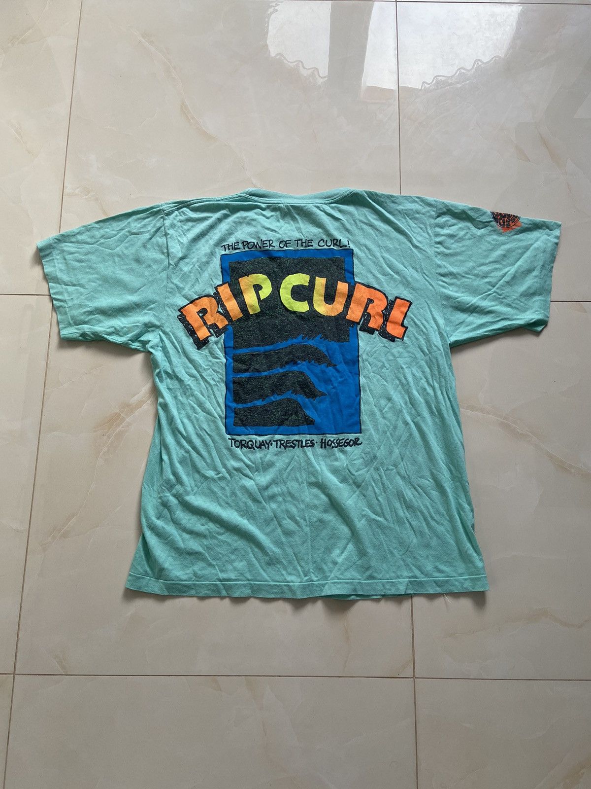 Other × Rip Curl × Vintage Rip Curl 90s tee surf og vintage logo single ...