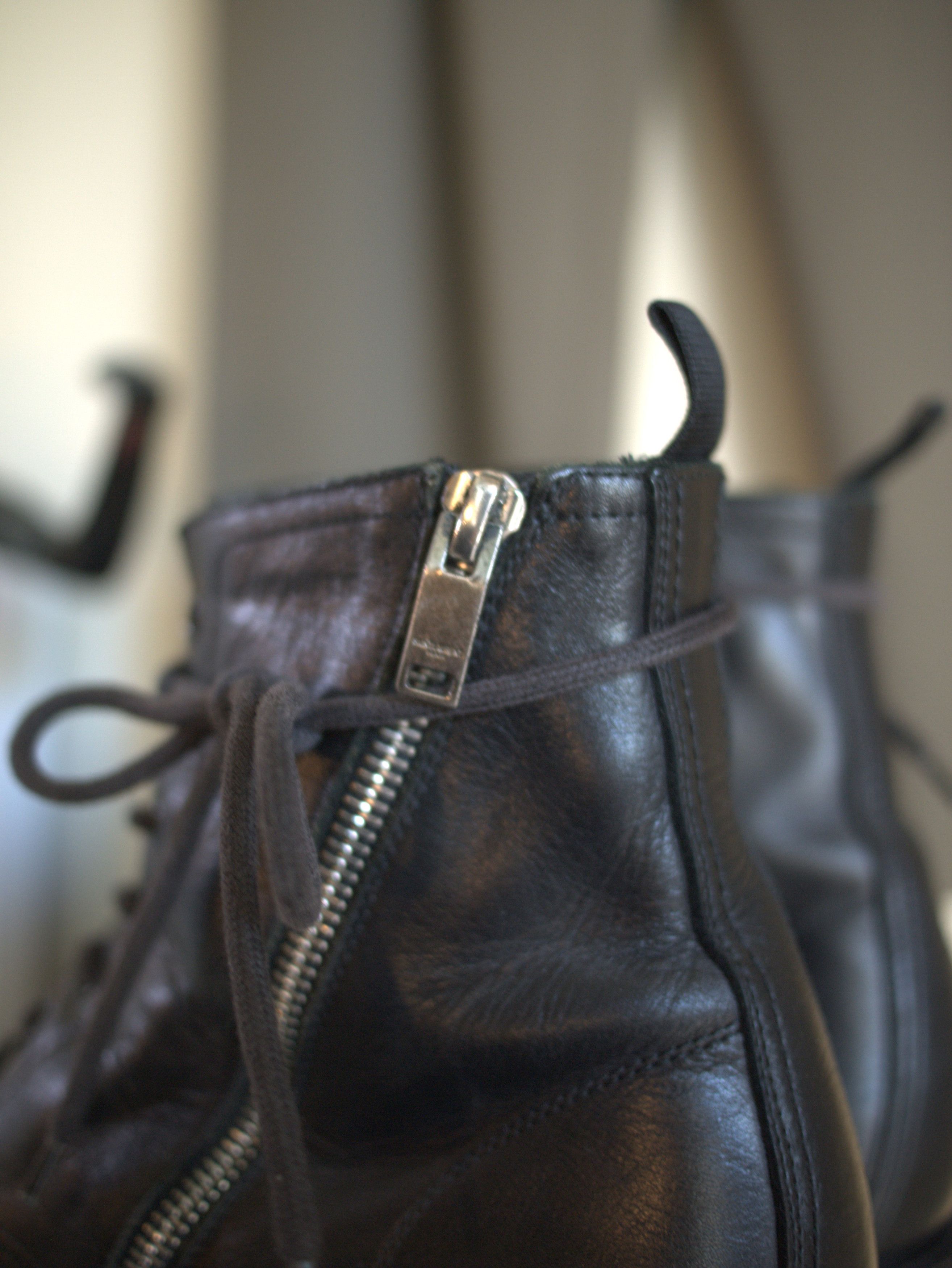 Saint Laurent Paris SLP SHORT ZIP RANGER BOOT_SINGLE SIDE ZIP_ARCHIVE ...