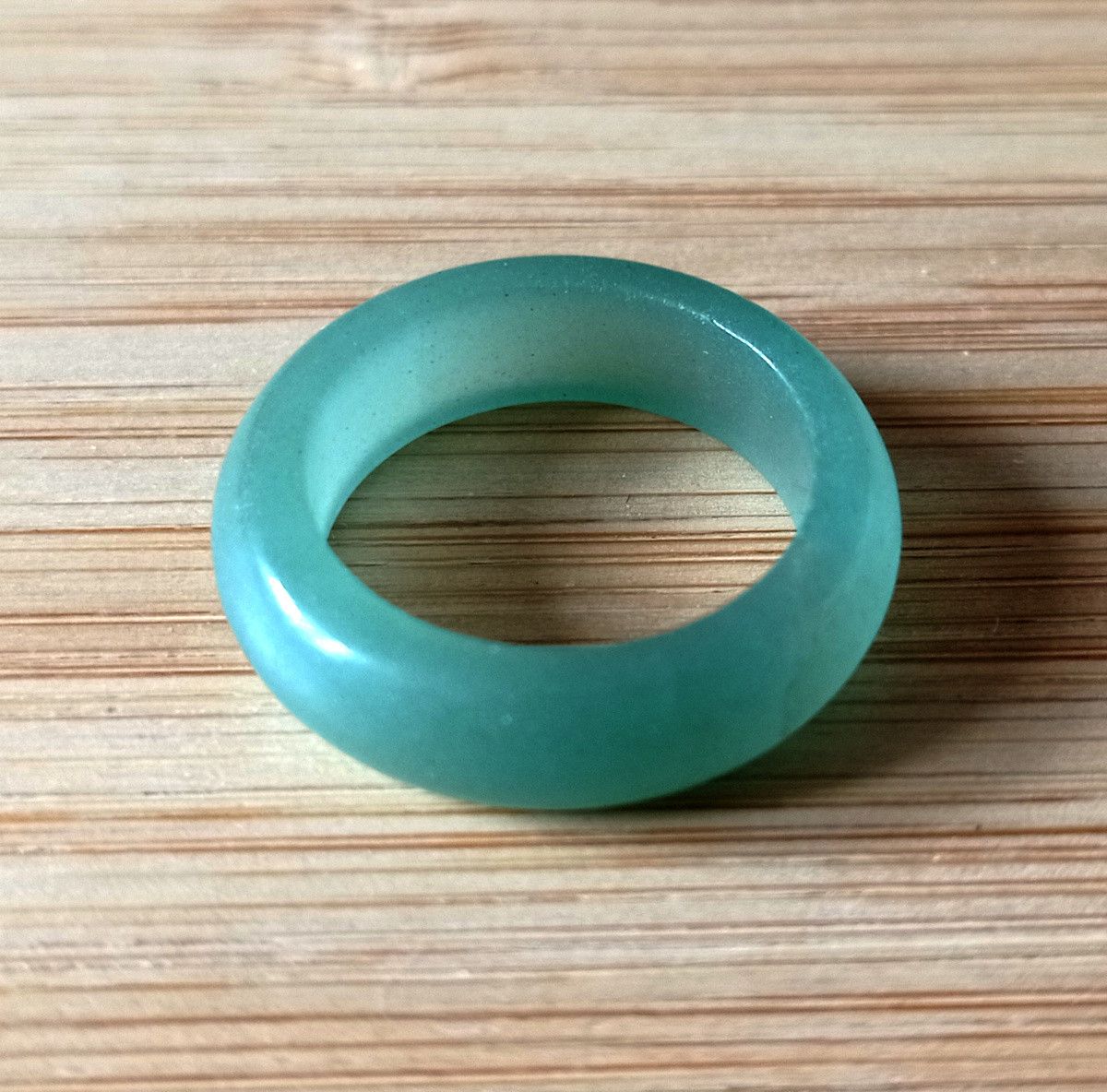 Japanese Brand × Vintage Vintage Classic Natural Jade Ring Glamor ...