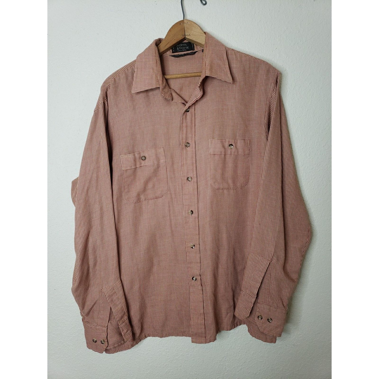 Other Mens Large Harris & Frank 60s 70s Vintage Button Down Shirt | Grailed