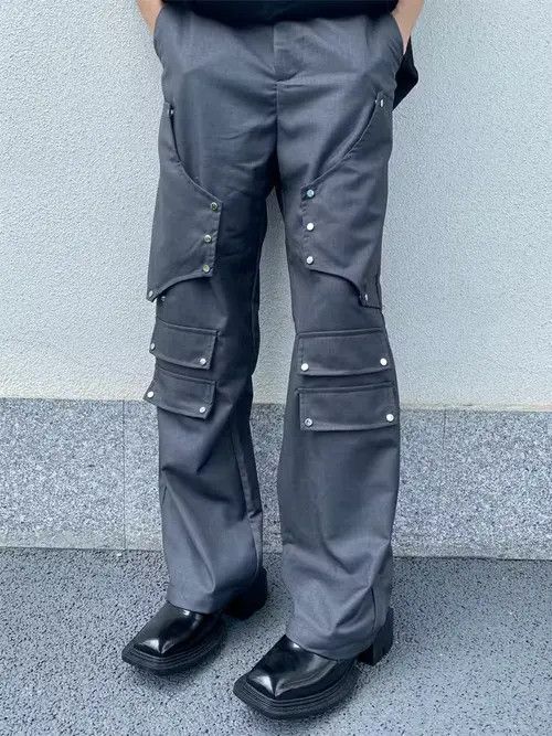 Vintage function utility flared cargo pants | Grailed