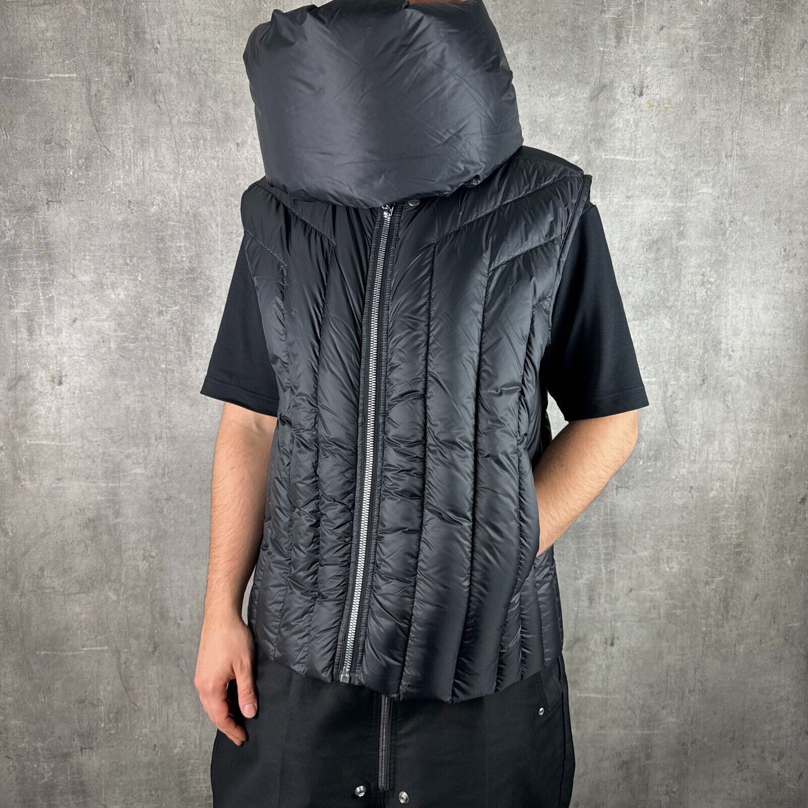 Rick Owens RICK OWENS Gimp Vest No Hood Funnel Neck Liner Gilet | Grailed