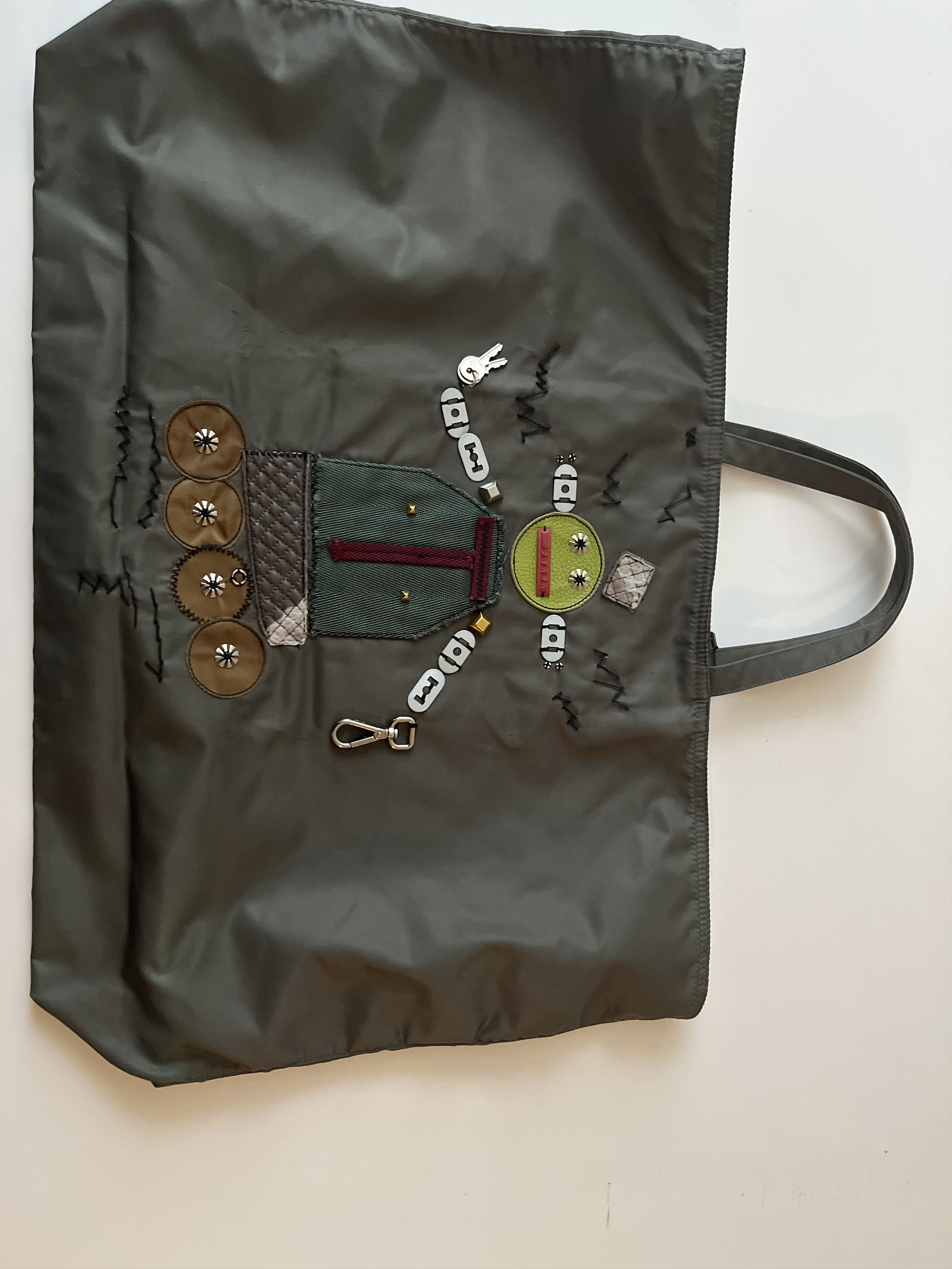 Prada PRADA Tessuto Robot Tote | Grailed