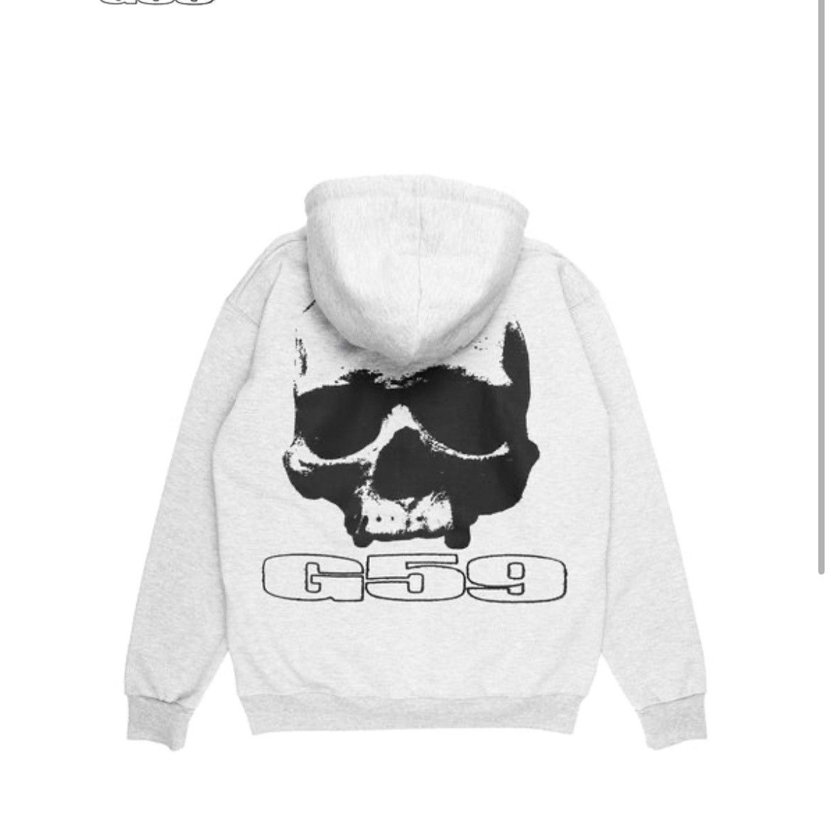 G59 Records Suicideboy$ × G59 LOGO Hoodie GREY skull OG pullover ...