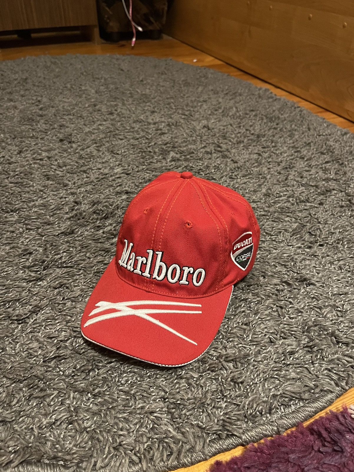 Marlboro × Racing × Vintage Marlboro Vintage Big Logo Cap Hat 90s | Grailed
