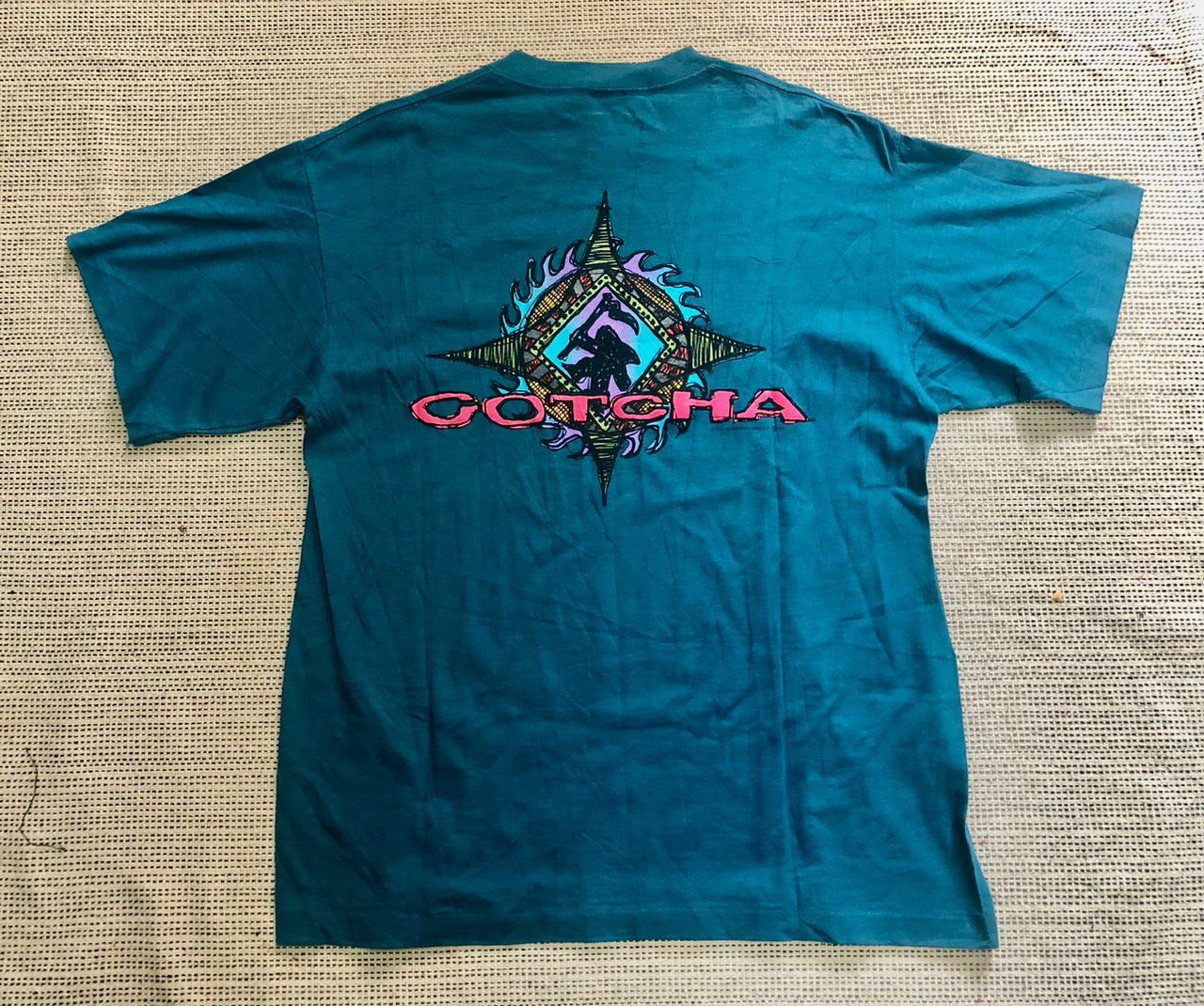 Gotcha × Vintage Vintage 90s Og logo Gotcha surf/skate tee | Grailed