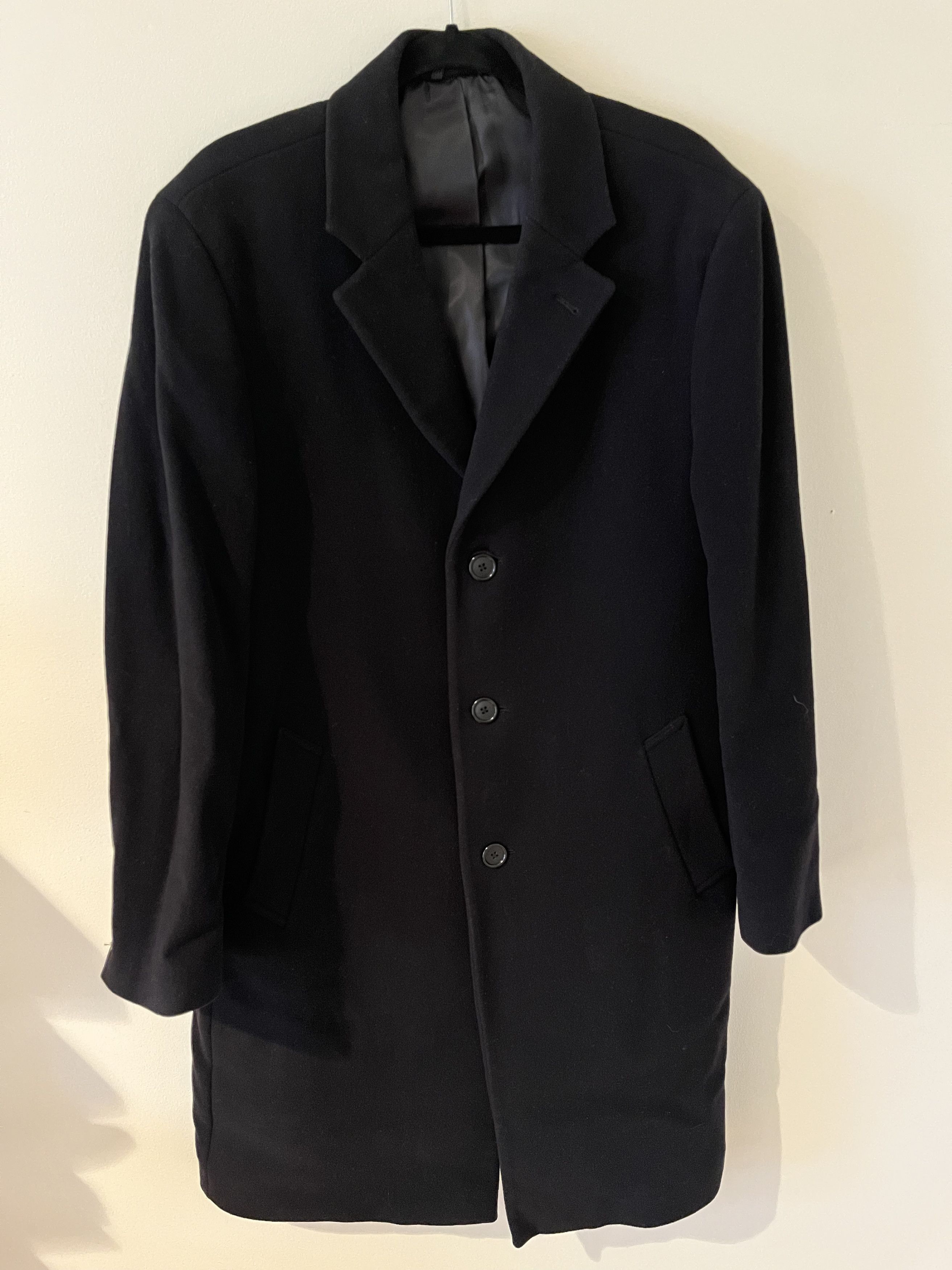 Perry Ellis Perry Ellis Portfolio Wool-Cashmere Coat - 42L | Grailed