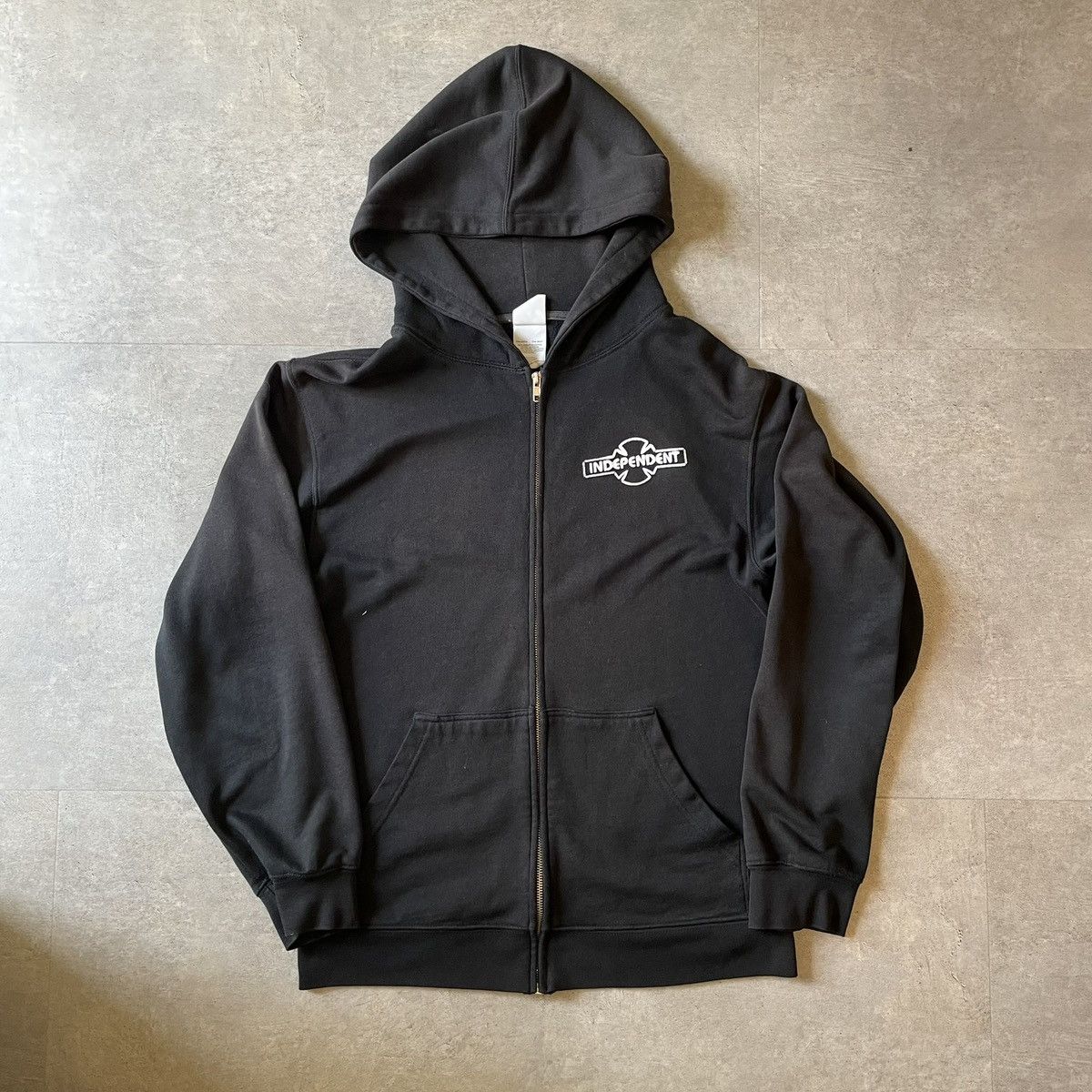 Independent Truck Co. Vintage 2000s Independent Hooded Zip Up Sweater ...